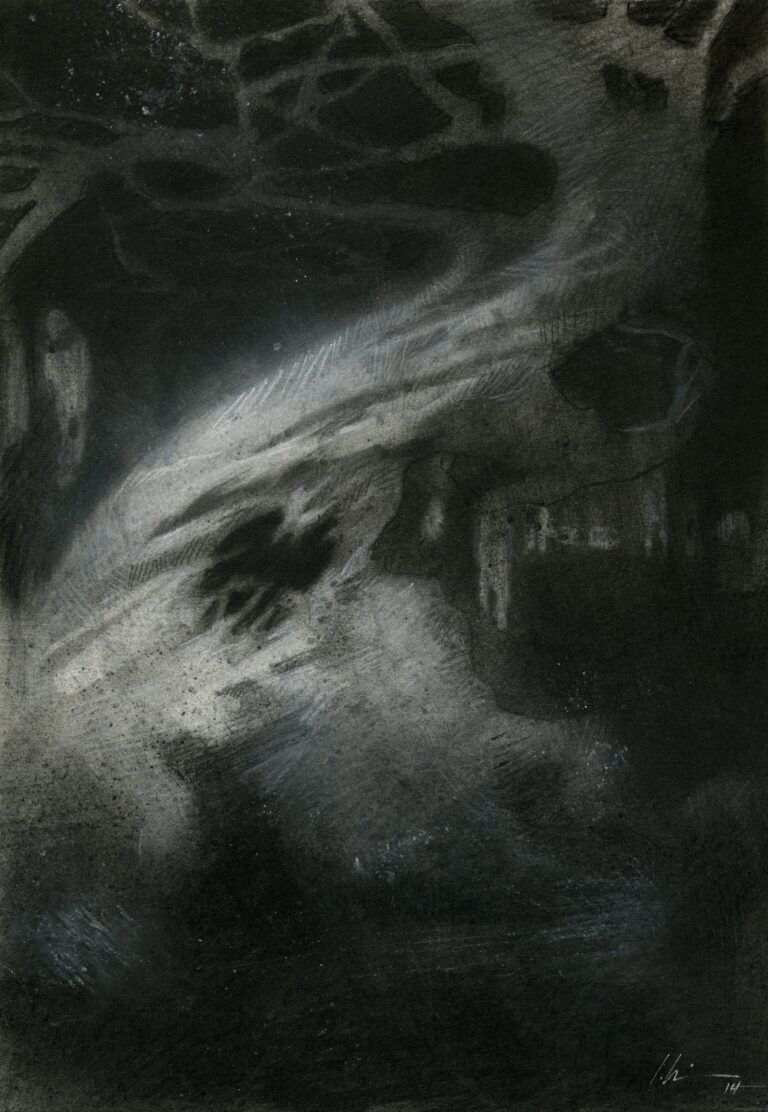 The Demon Tree - Original Art by Jeremy Wilson - Every Day Original