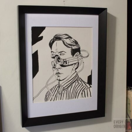 Camera Head - Original Art by Ryan Hanson - Every Day Original