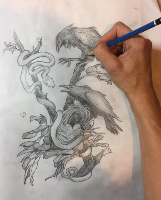 Resilience, Original Drawing - Every Day Original