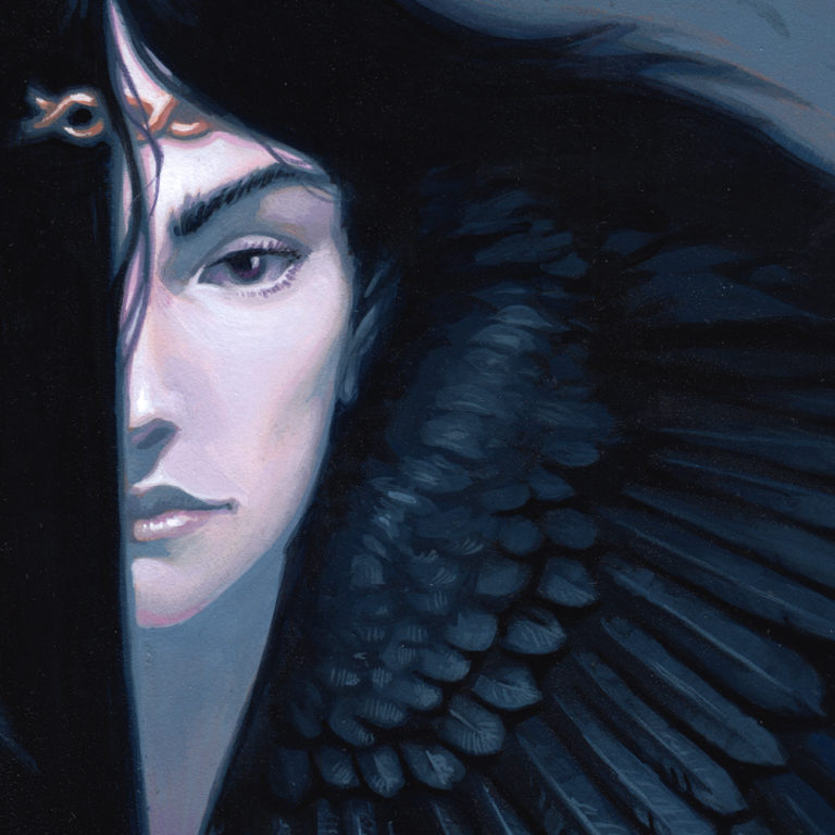 The Morrigan - Original Art by Alex Stone - Every Day Original