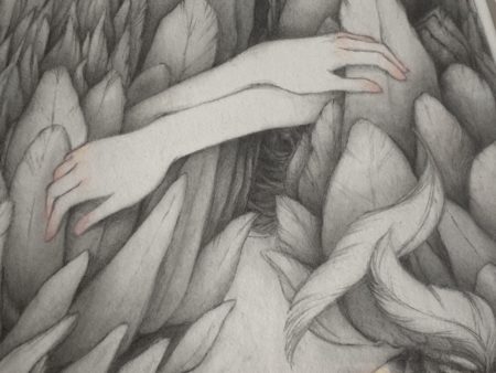 Falling- Original Art by Christine Rhee - Every Day Original