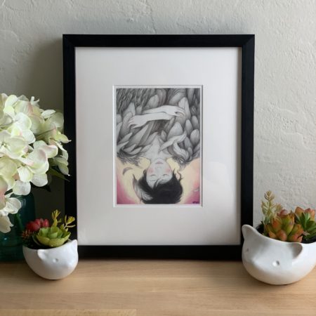 Falling- Original Art by Christine Rhee - Every Day Original