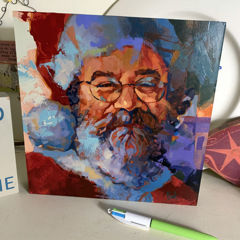 Father Christmas - Original Art by Bud Cook - Every Day Original