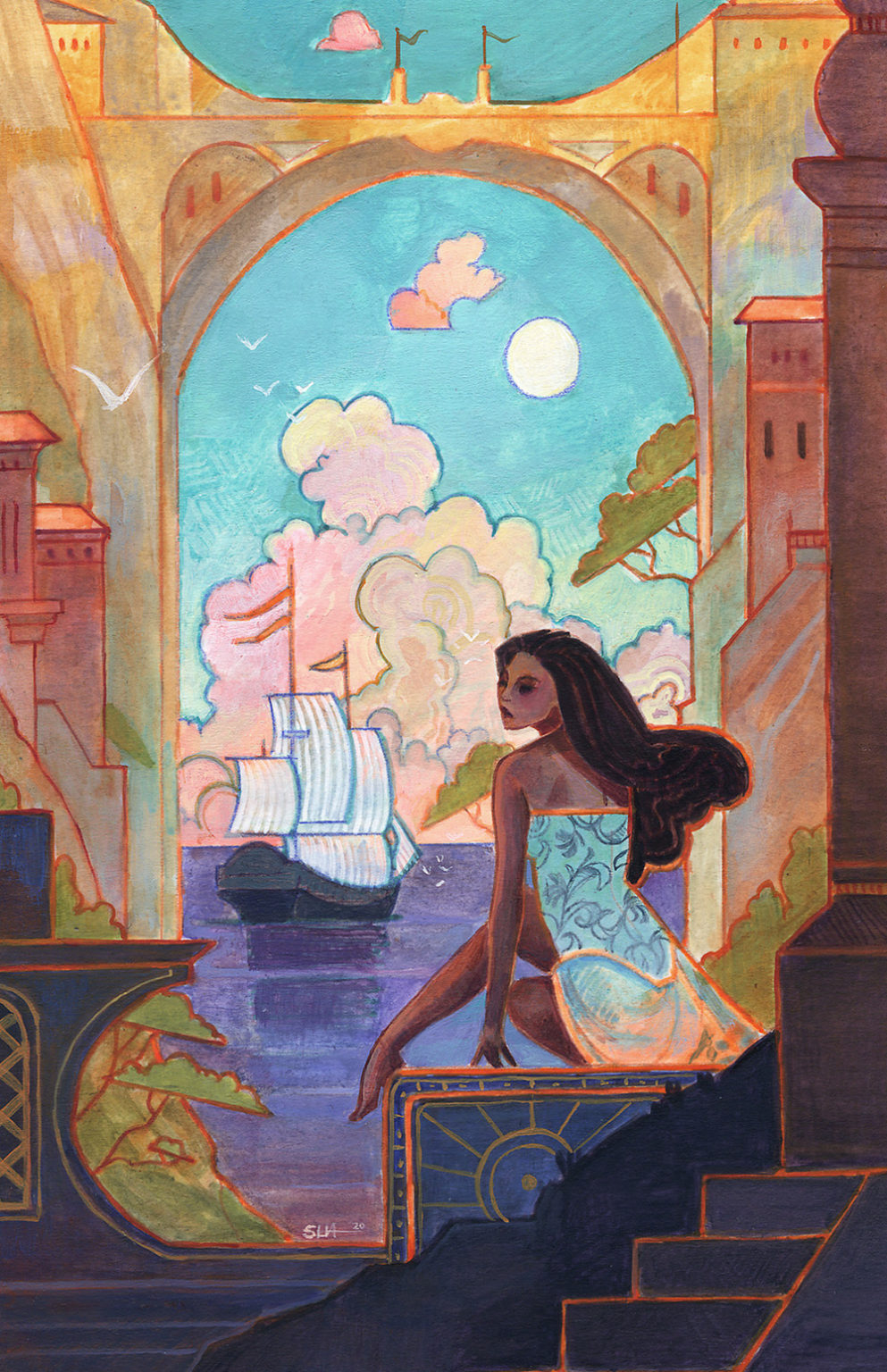 Evening Sun- Original Art by Sam Hogg - Every Day Original