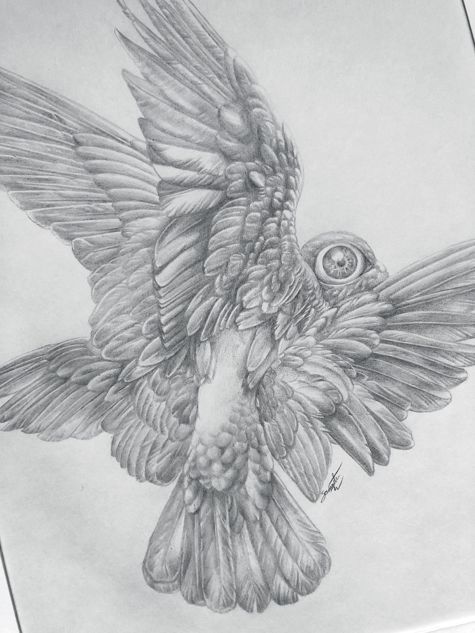 Cherubim - Original Art by Samantha Washington - Every Day Original