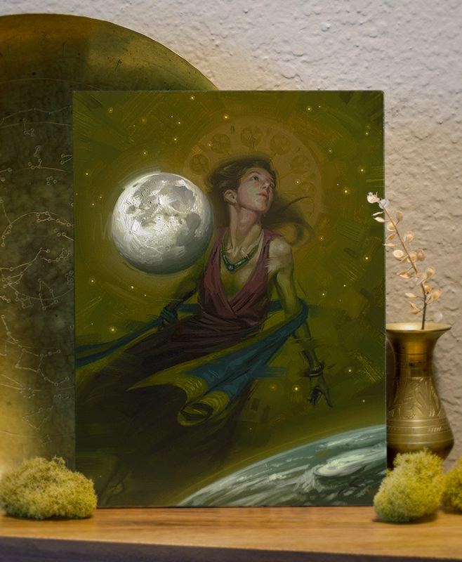 Cosmic Awareness- Original Art by Rob Rey - Every Day Original