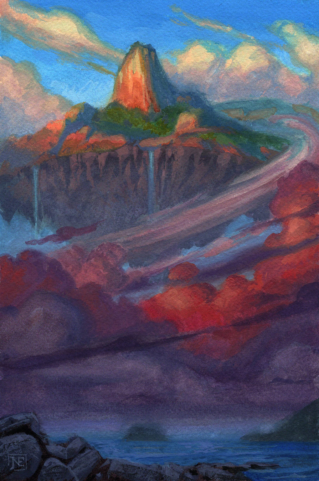 Aeolia- Original Art by Nicholas Elias - Every Day Original