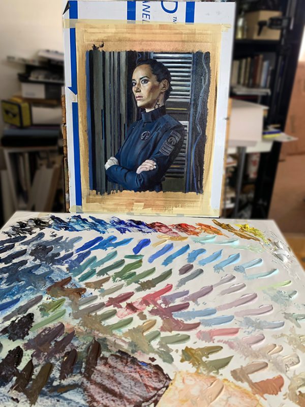 Camina Drummer- Original Art by Ron Lemen - Every Day Original