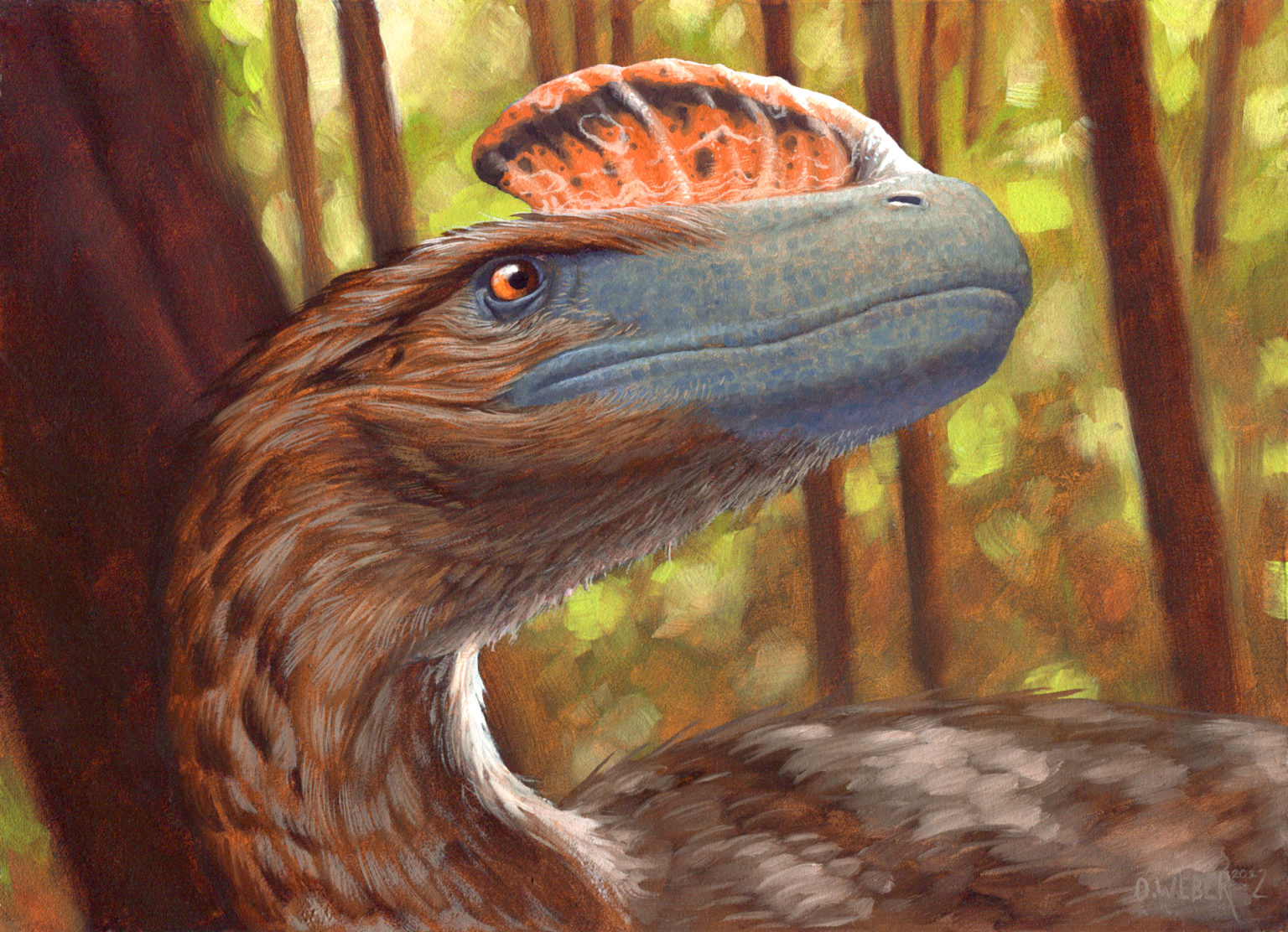 Guanlong - Original Art by Owen Weber - Every Day Original