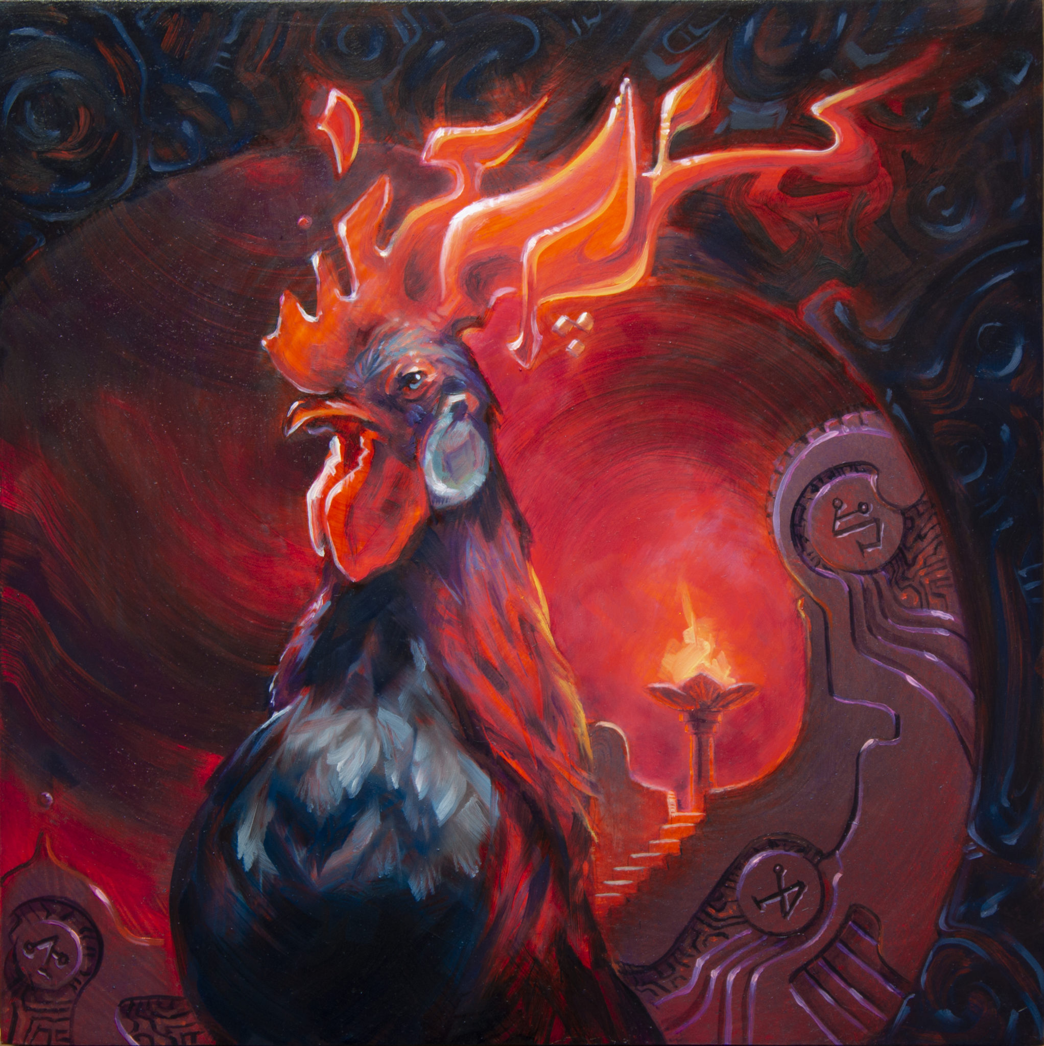 Lair of the Infernal Chicken - Original Art by Dan Cohen - Every Day ...