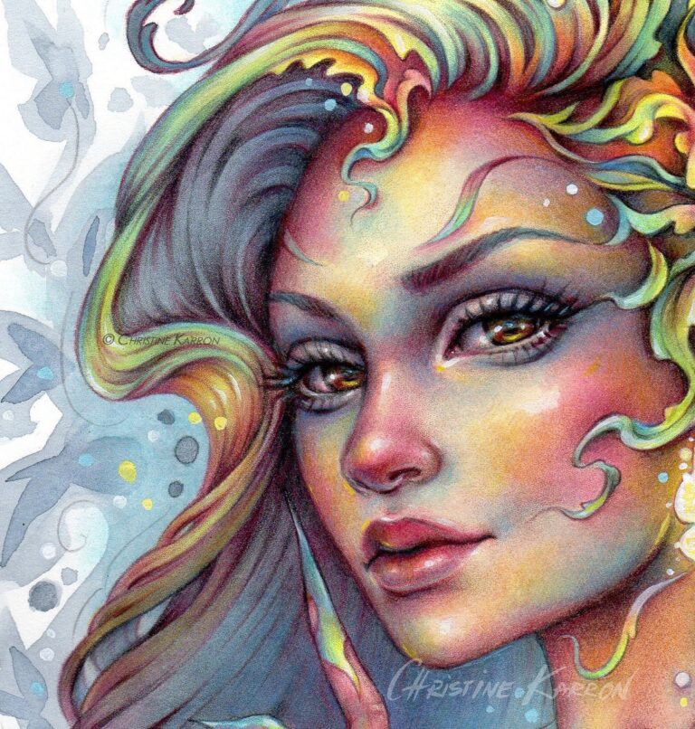 Tranquil Grace- Original Art by Christine Karron - Every Day Original