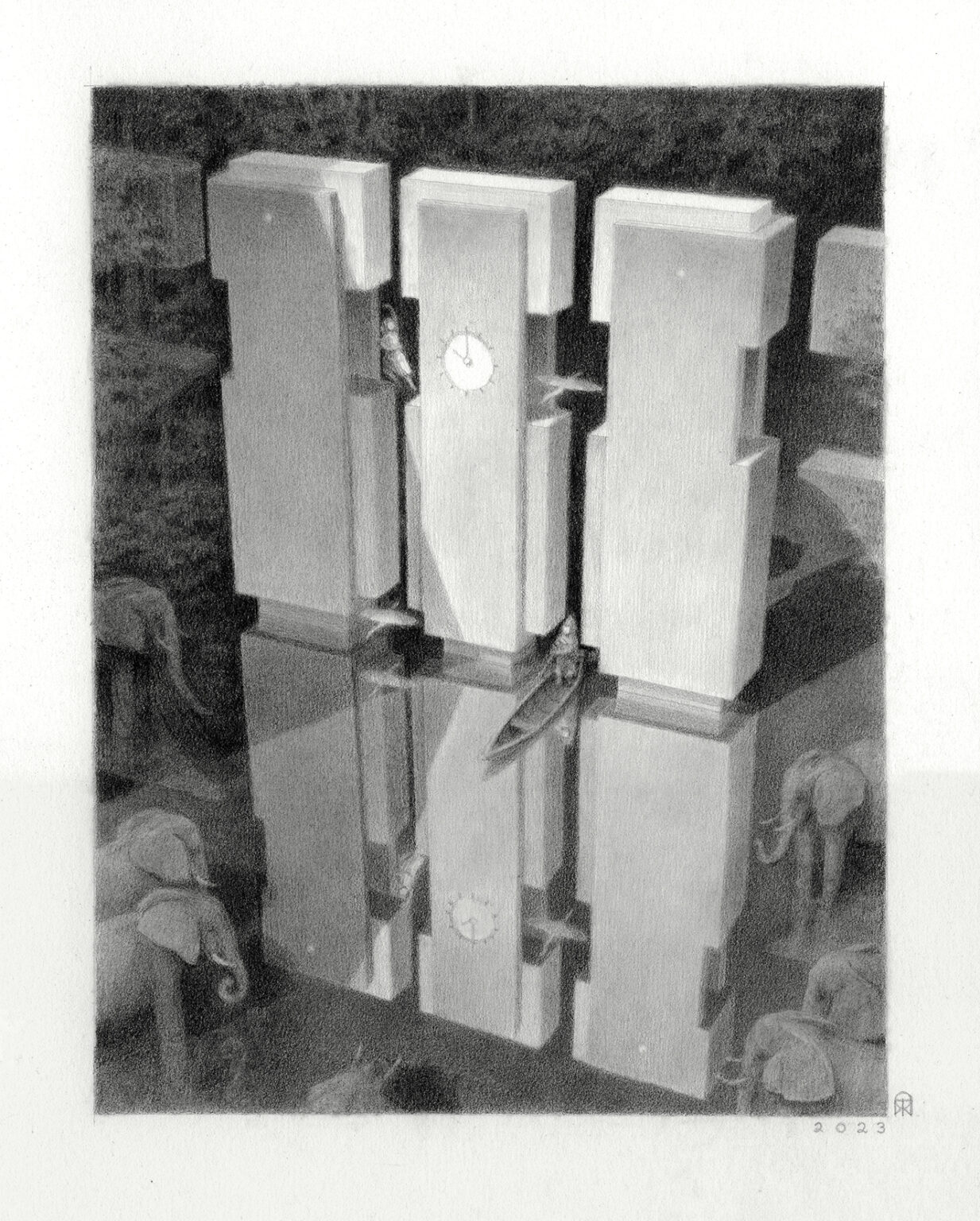 The River Gate Crossing- Original Art by Paul W Thompson - Every Day ...