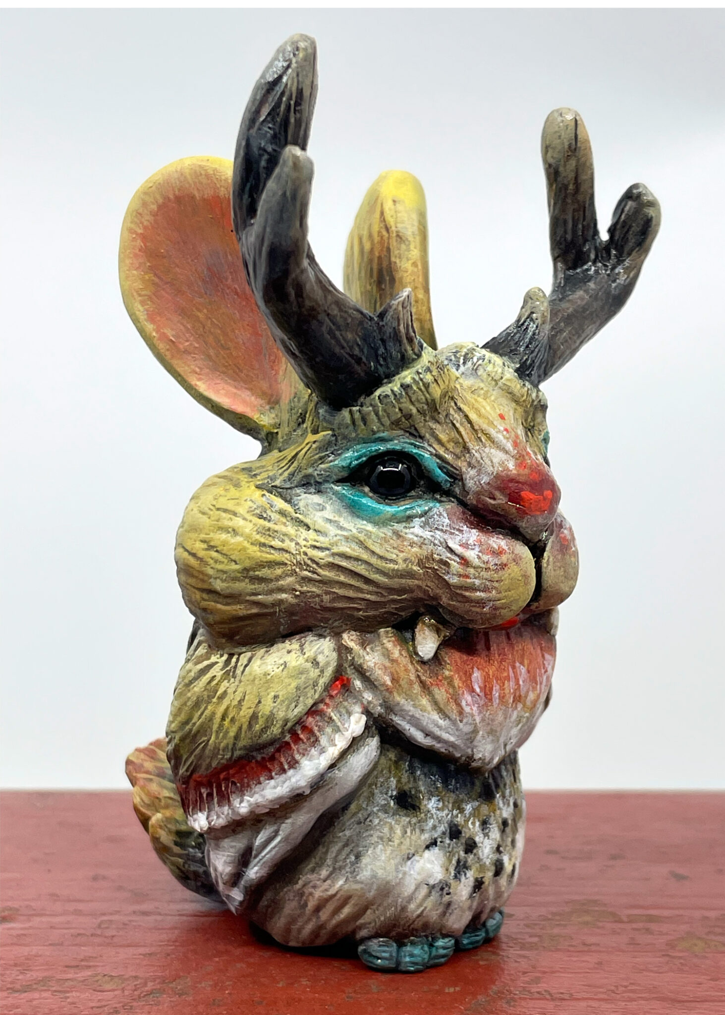 Spotted Wolpertinger - Original Art by Carisa Swenson - Every Day Original