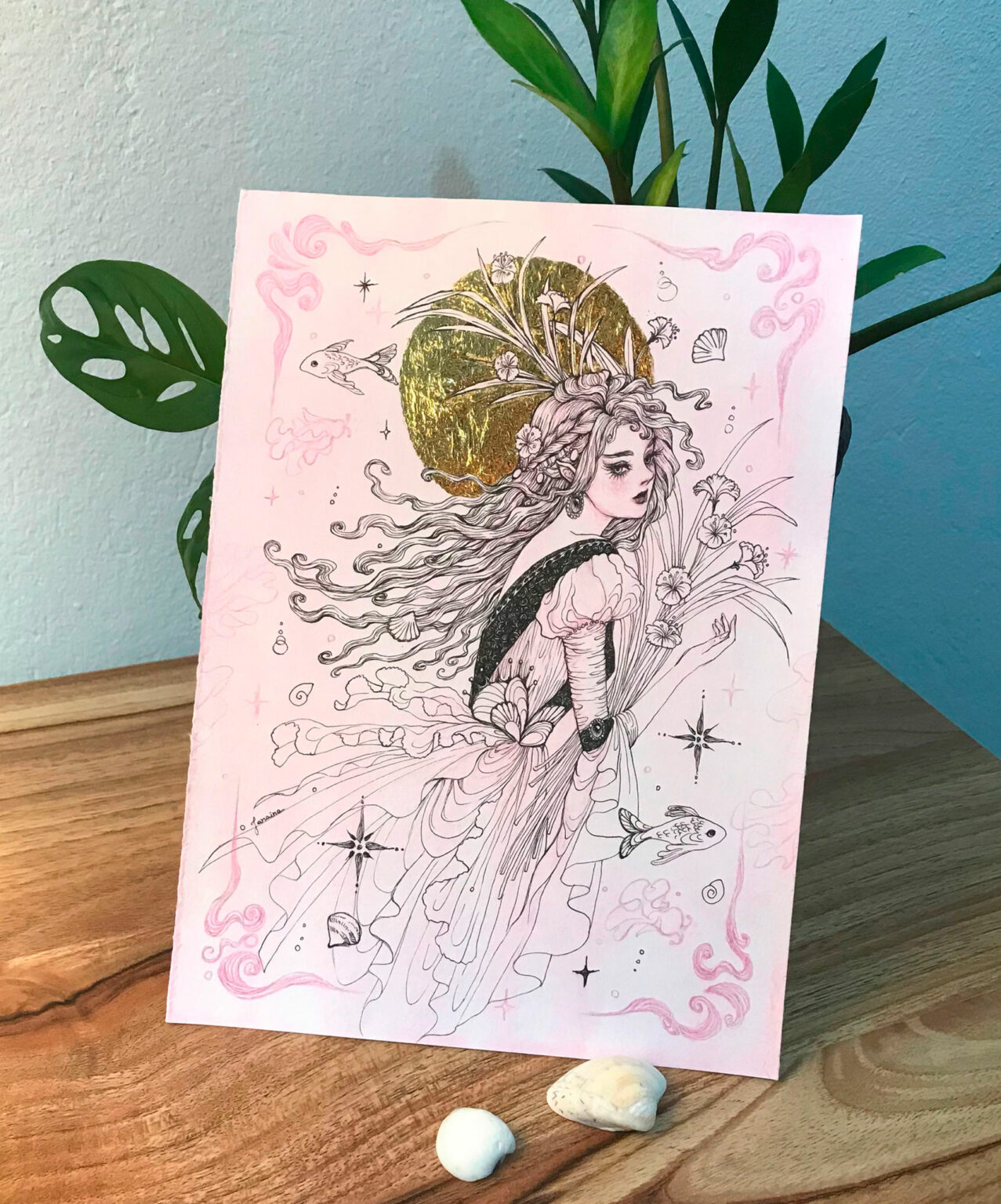 Sea Butterfly - Original Art by Janaina Medeiros - Every Day Original