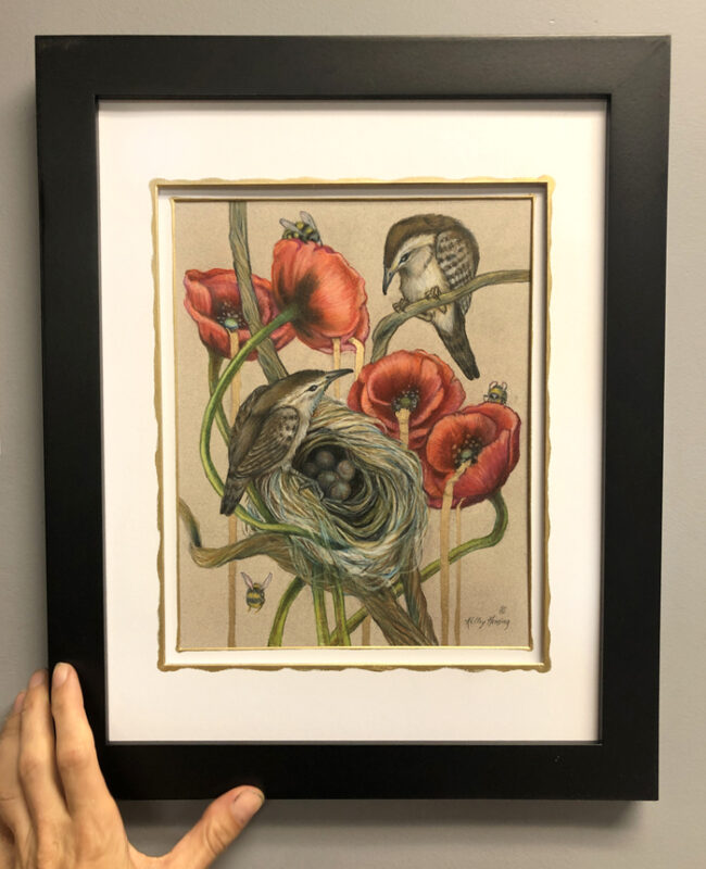 The Wrens and the Bees - Original Art by Kelley Hensing - Every Day ...