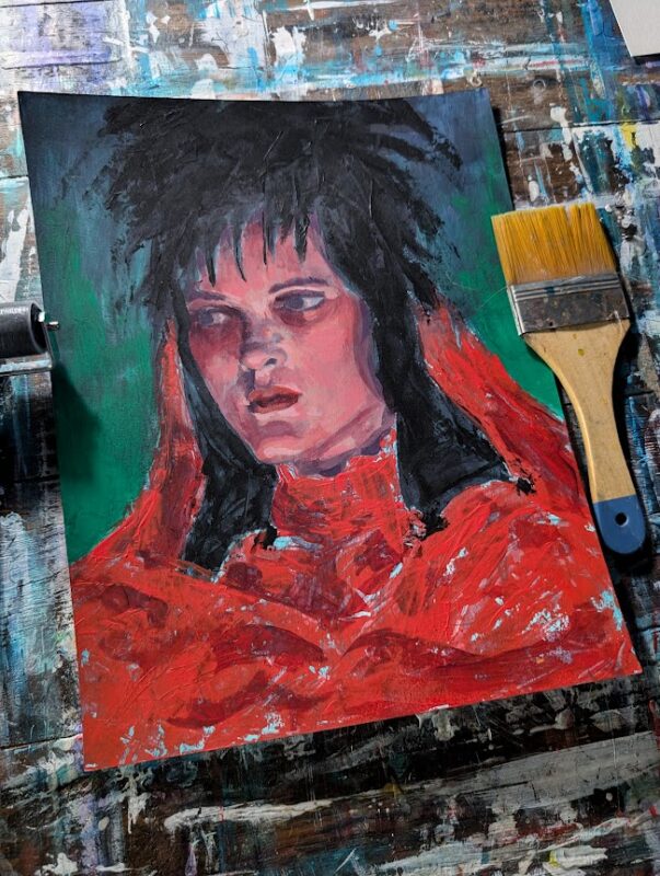 The Bride- Original Art by Jeff Kristian - Every Day Original